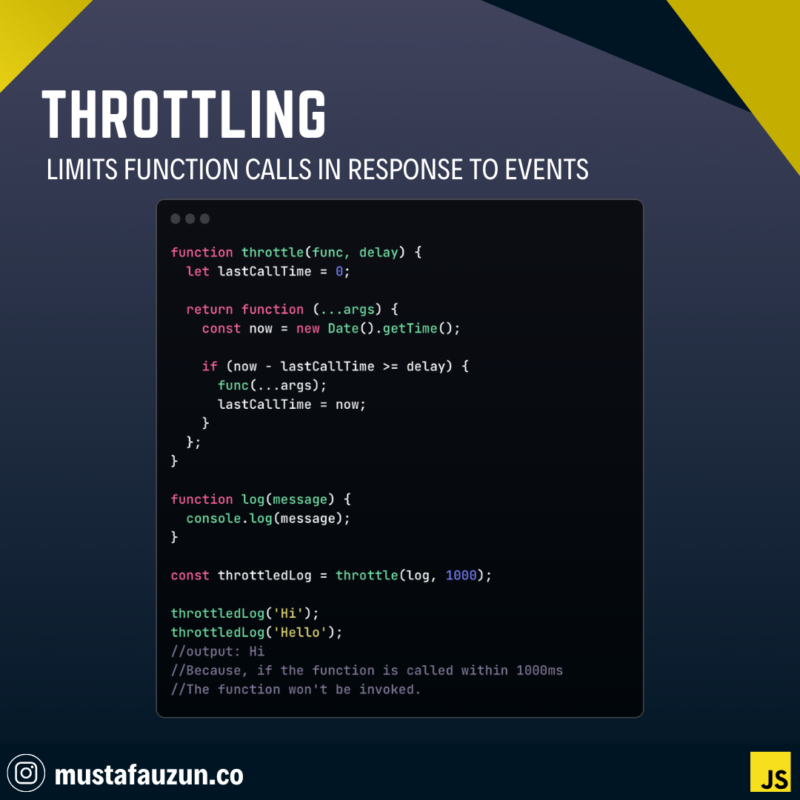 Javascript, Throttling – Mustafa Ateş UZUN Blog Javascript, Throttling – Mustafa Ateş UZUN Blog